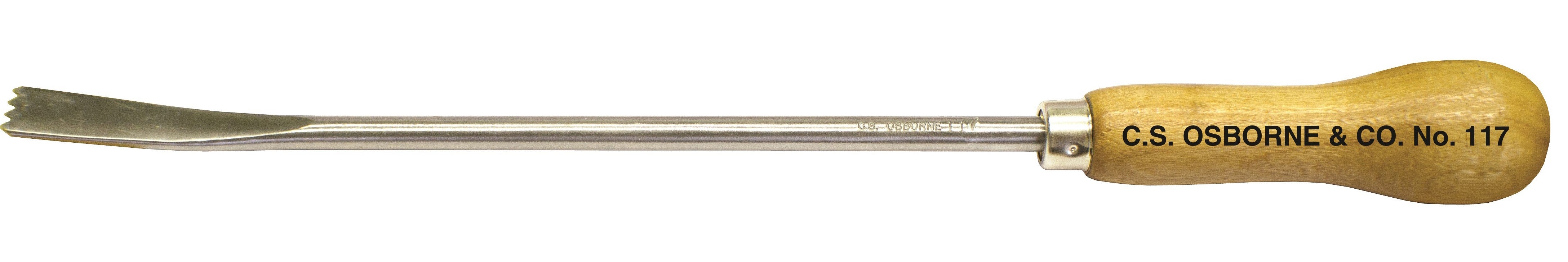 Osborne Straight Flocking Iron #117 – Booth and Co